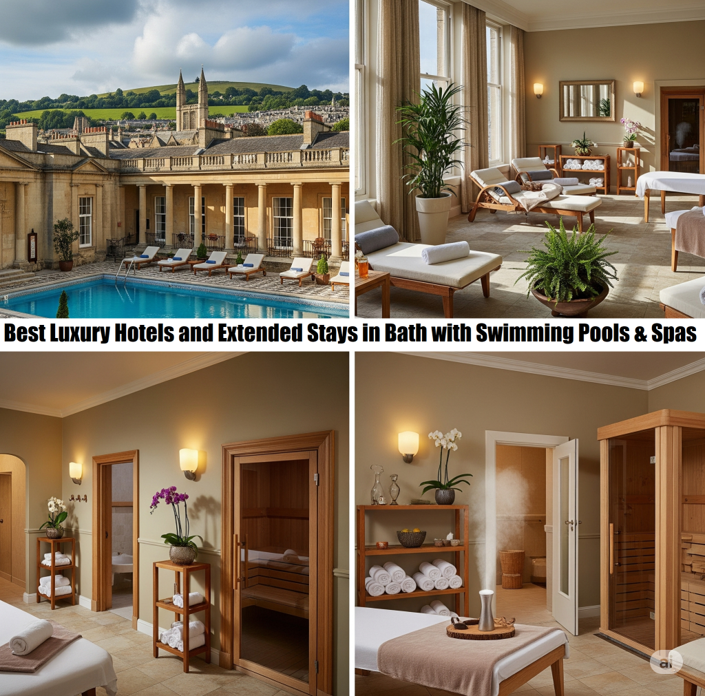 Best Luxury Hotels and Extended Stays in Bath with Swimming Pools & Spas
